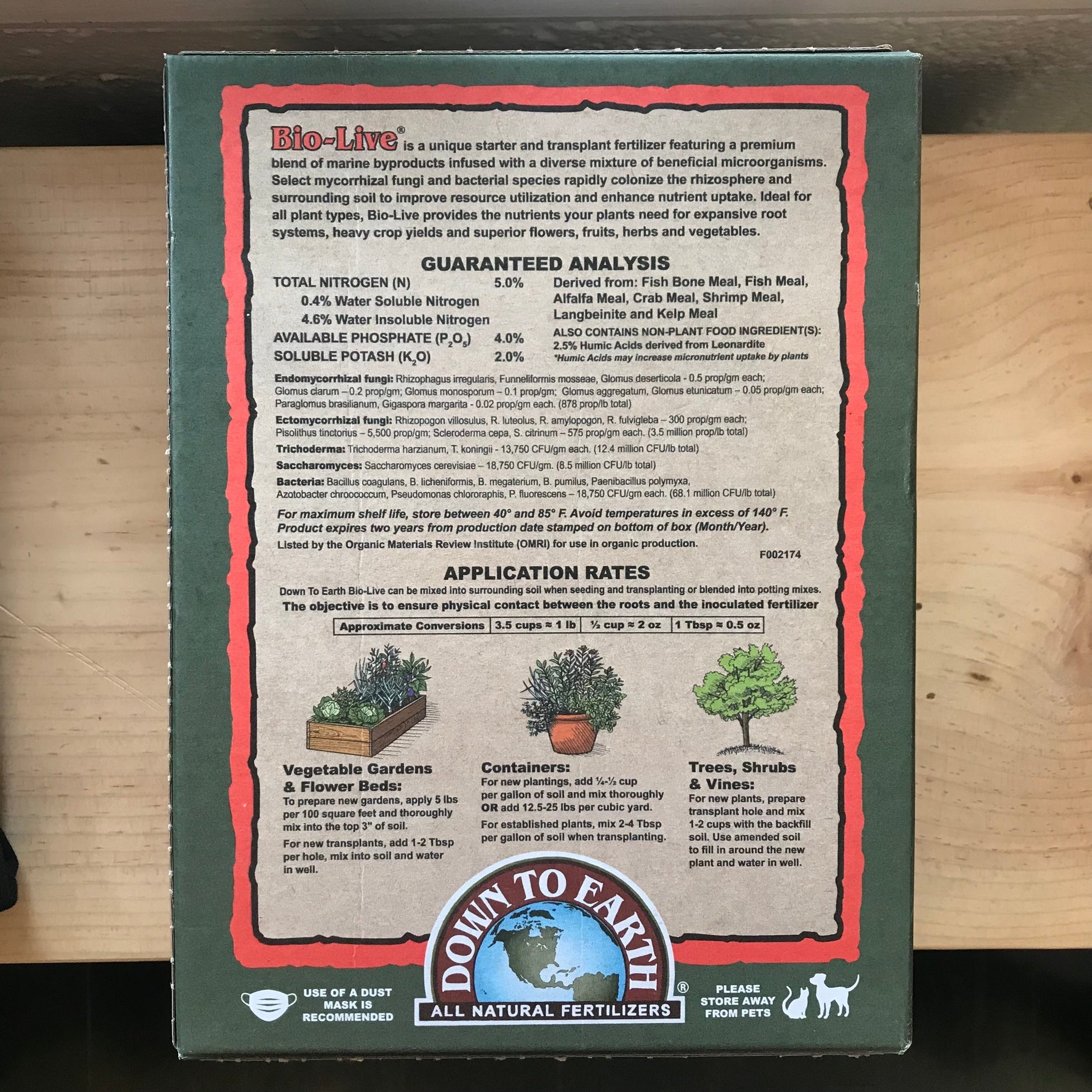 Bio-Live Fertilizer Mix with Mycorrhizal Fungi – Sow True Seed