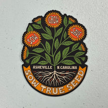 "Sow, Grow, Save" Sticker | Sow True Seed