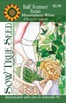 Half Runner Bean seeds - Mountaineer White | Sow True Seed | Open ...